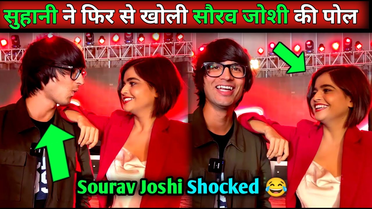 Suhani Shah Reading Sourav Joshi Mind 😱Suhani shah Vlog | Sourav Joshi ...
