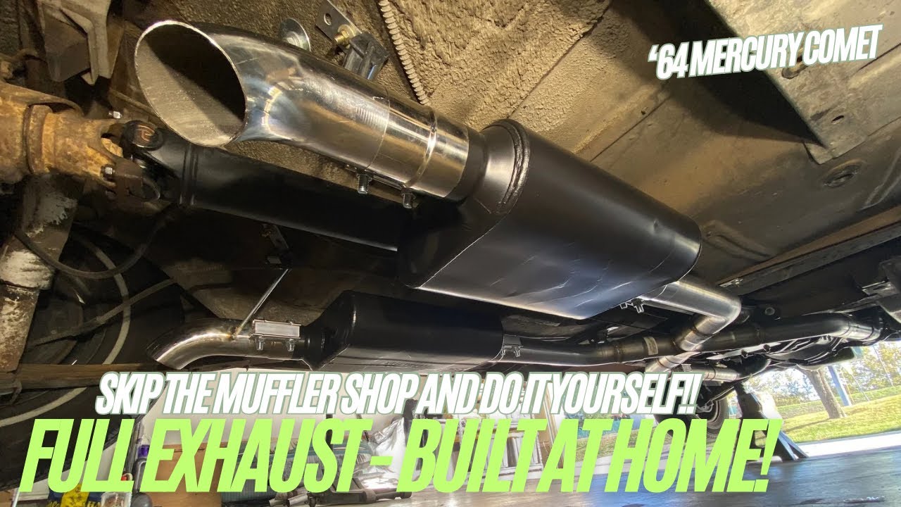 Custom Exhaust Built at Home - YouTube
