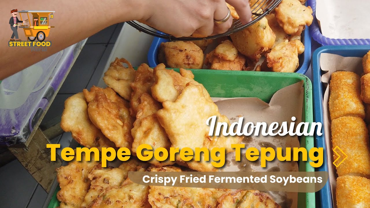 Tempe Goreng Tepung – Indonesian Crispy Fried Fermented Soybeans - YouTube