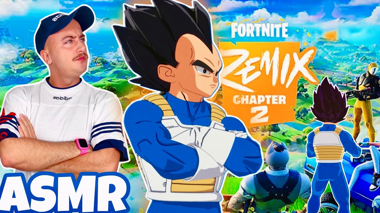 Relaksujące VEGETA ASMR FORTNITE REMIX 2. (MAKSYMALNA Czułość Mikrofonu ...