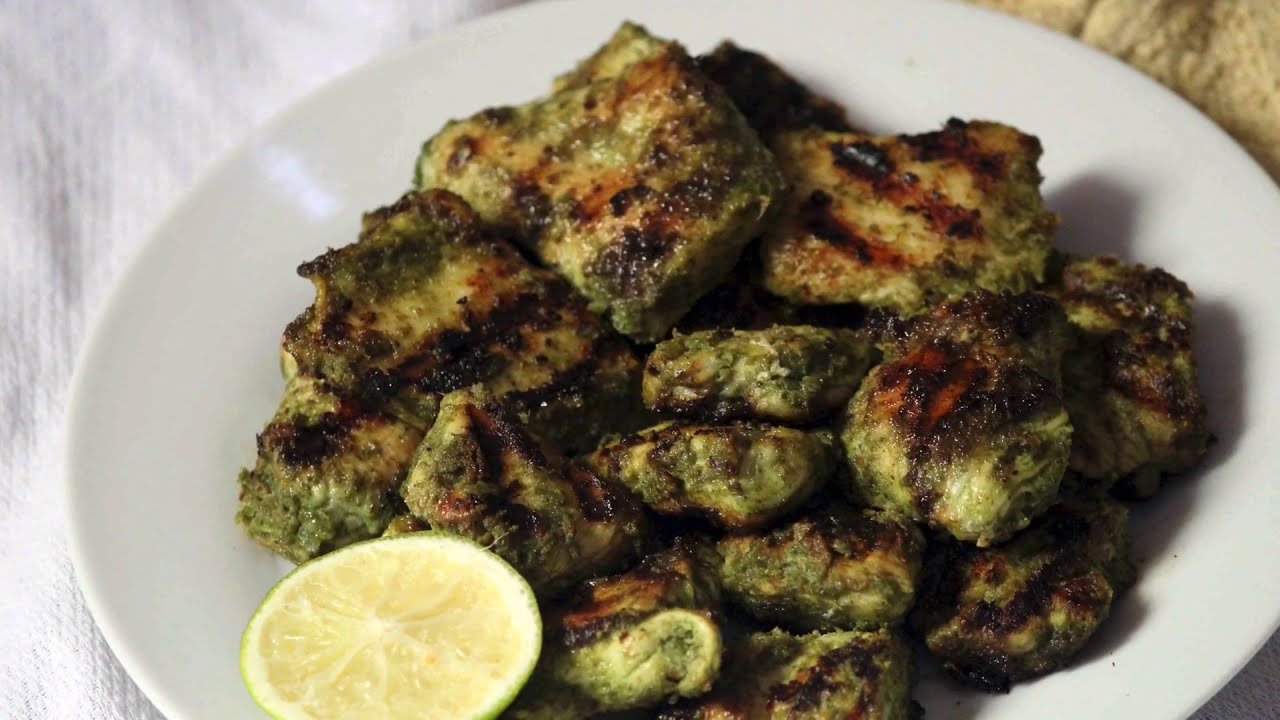 Green Chicken Fry - YouTube