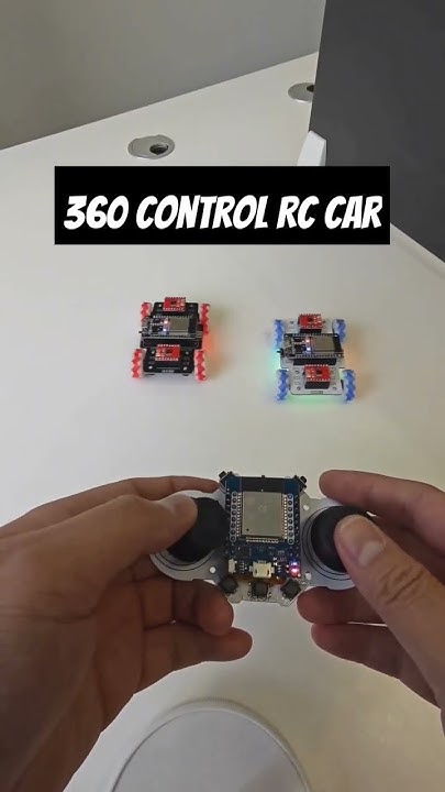 360 Control Rc Car Wireless Joysticks Project Gsttechno Electronic Arduino Robotics Car