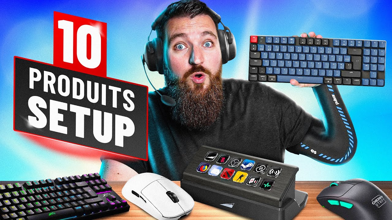 10 PRODUITS pour AMELIORER ton SETUP - YouTube