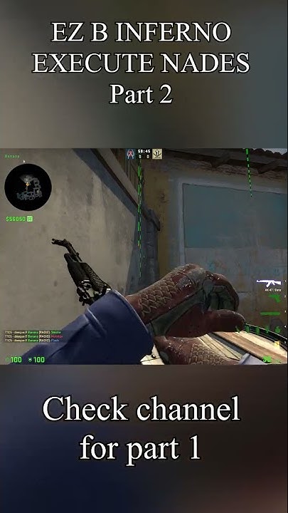 Easy all B Inferno execute nades from one place (Part 2) - YouTube