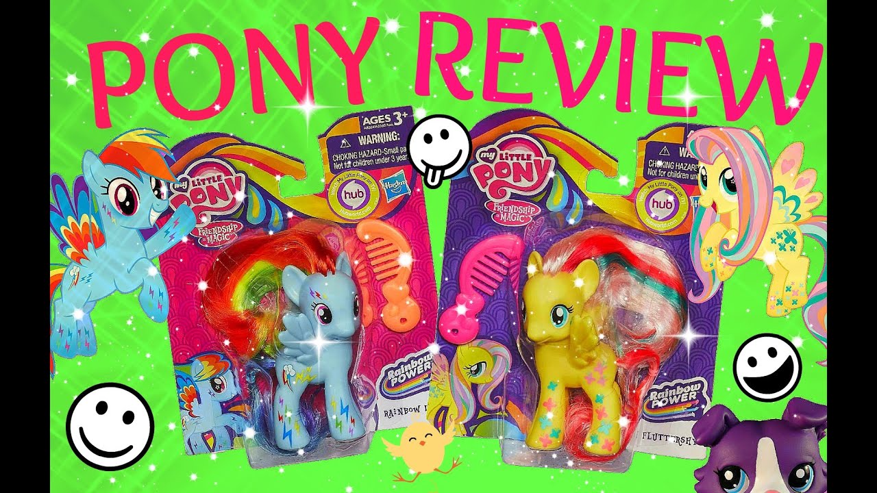 Review - My Little Pony Rainbowfied Rainbow Dash & Fluttershy - YouTube