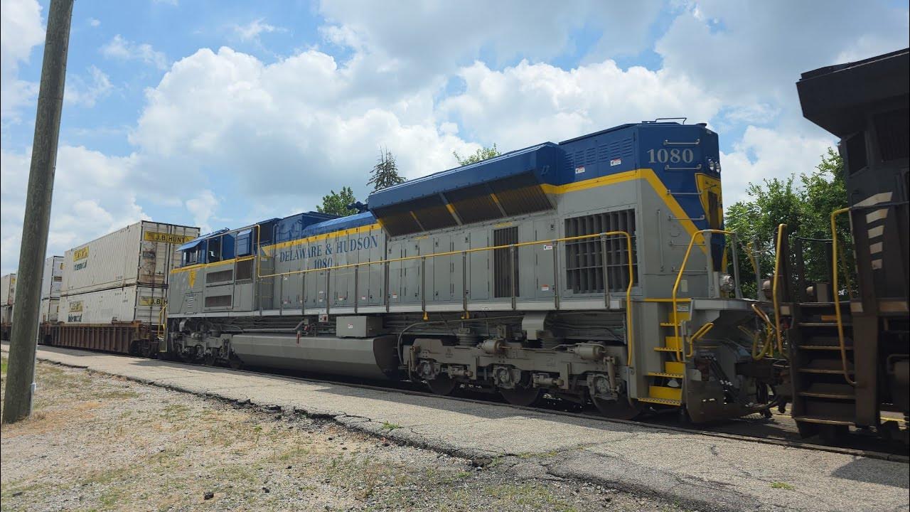 NS Train 277 NS 3671 ***NS 1080*** Waterloo, Indiana July 16, 2025 1327 - YouTube