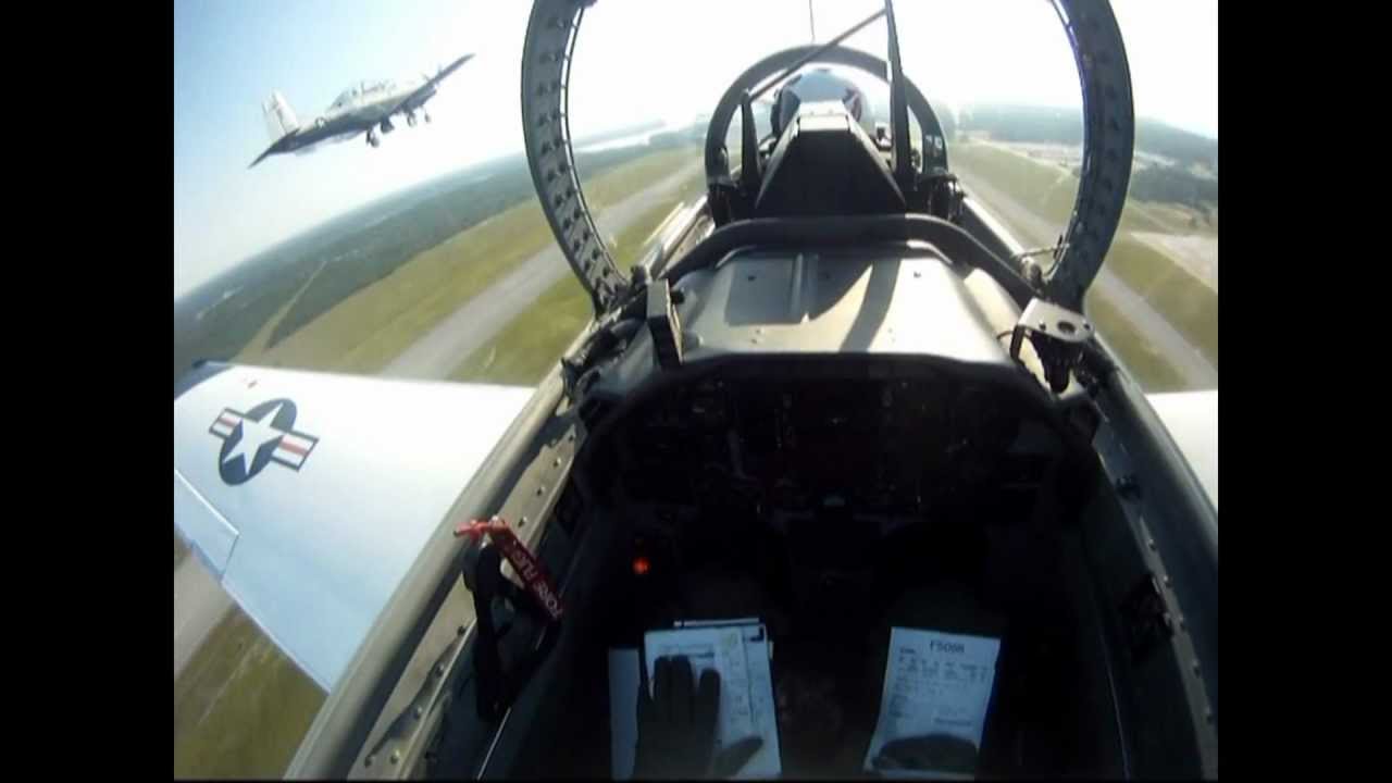 Navy T-6 Texan II GoPro HD HERO Video - YouTube