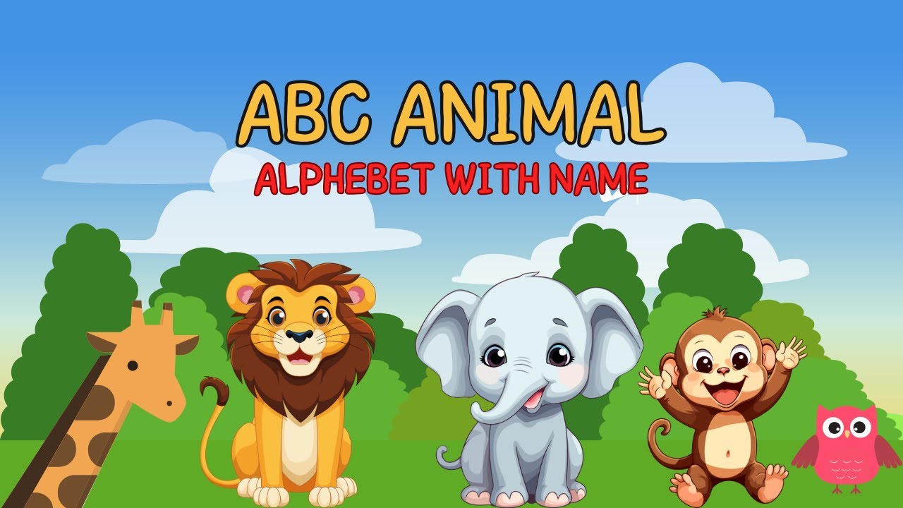 ABC Alphabet animals | ABC animal song | Phonics - YouTube