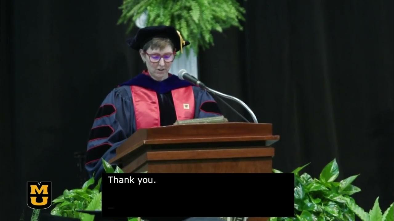 University of Missouri Spring 2023 Graduate Commencement Ceremony (Masters Degrees) - YouTube