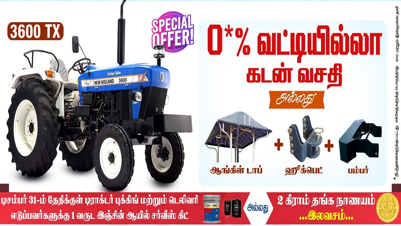 Interest free Loans for New Holland Tractor - YouTube