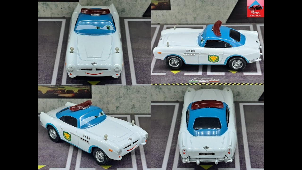 Genérico Cars Pixar - Security Guard Finn - YouTube