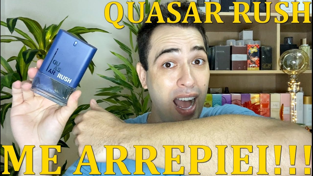 Super Lançamento - O Boticário | QUASAR RUSH (Primeiras Impressões ...