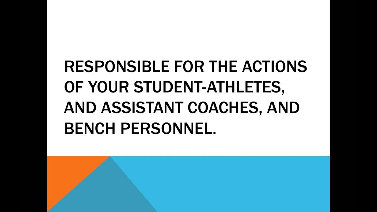 Responsibilities as a head coach presentation 3 - YouTube