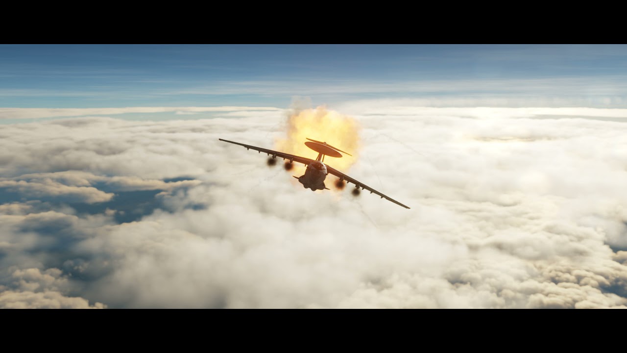 Digital Combat Simulator 2.7 F-14/F-16 vs A-50 AWACS with 2 SU-27/4 MIG ...