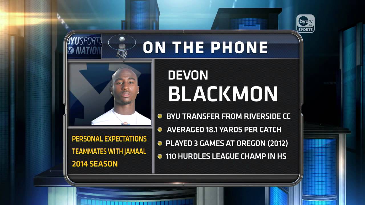 Devon Blackmon on playing for BYU - YouTube