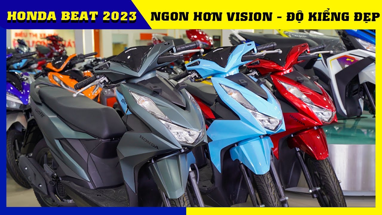 Honda Beat 110cc 2023 - 55km/lít - Ngon Hơn Honda Vision | CUA Vlog61 ...