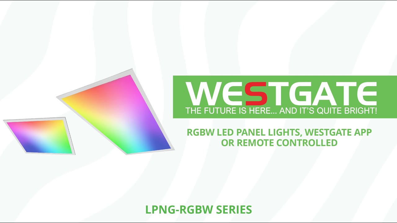 Westgate MFG | RGBW Led Panel Lights, Westgate App Or Remote Controlled ...