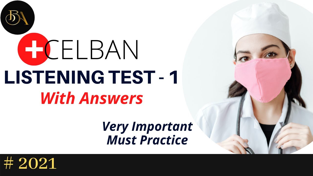 CELBAN LISTENING PRACTICE TEST | CELBAN PRACTICE TEST FREE NEW VIDEO ...