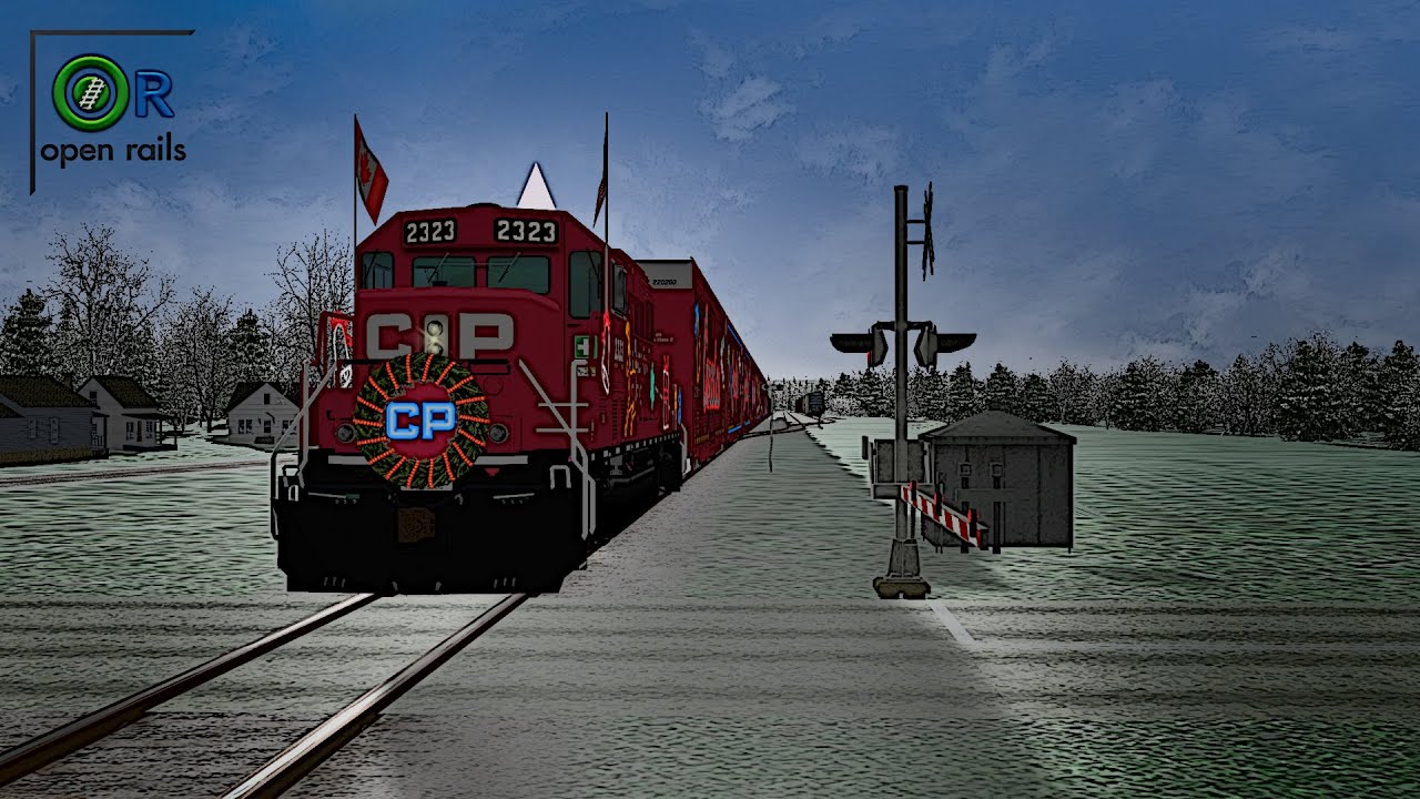 Open Rails - CP Mactier Subdivision | CP Holiday Train (Toronto ...