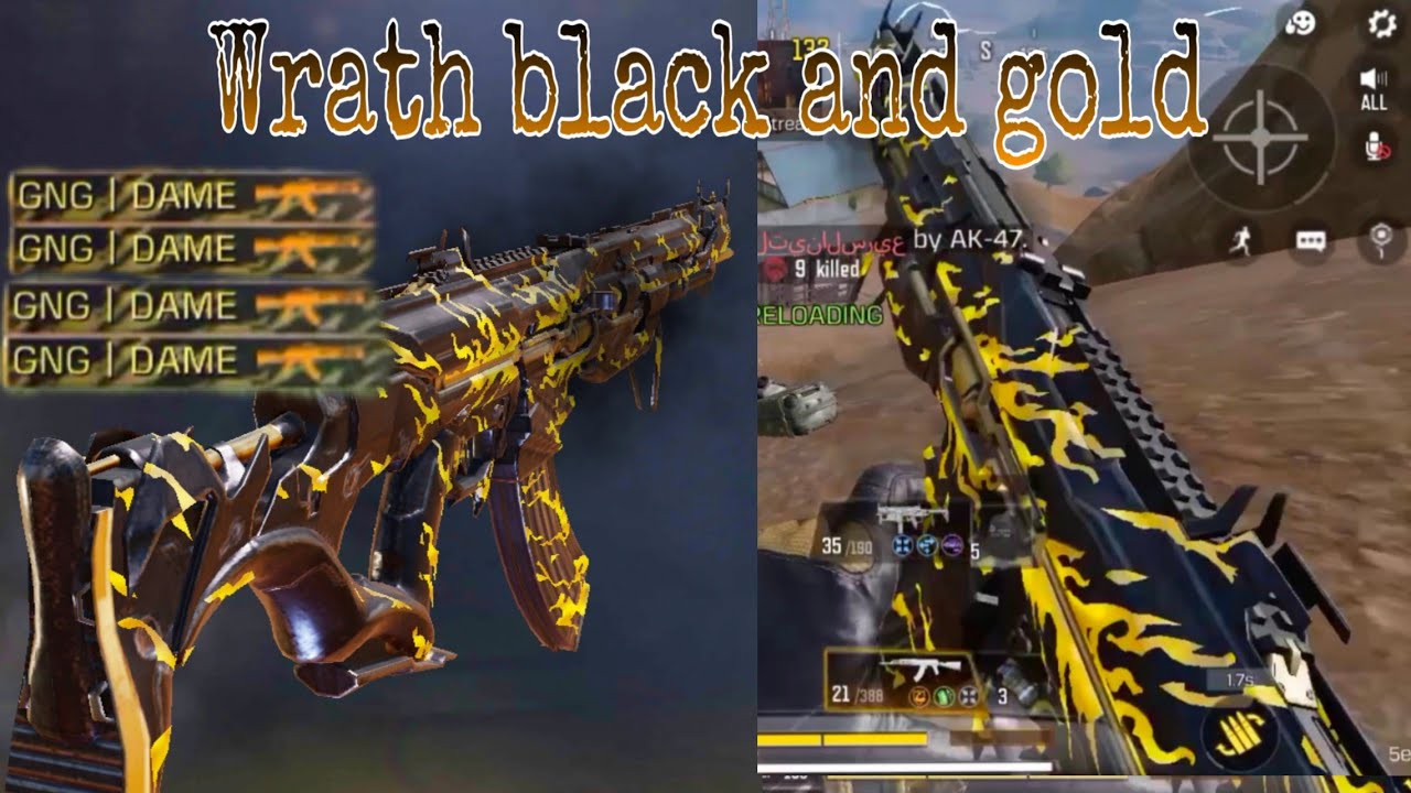 CODM : I stole AK47 - Wrath Black and Gold 🔥 | SOLO VS SQUADS - YouTube