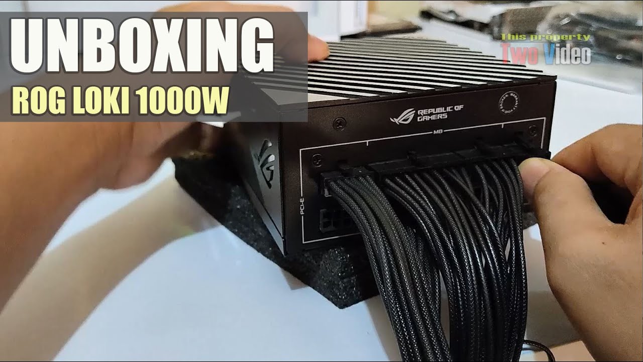 Asus ROG Loki SFX-l 1000W Unboxing - YouTube
