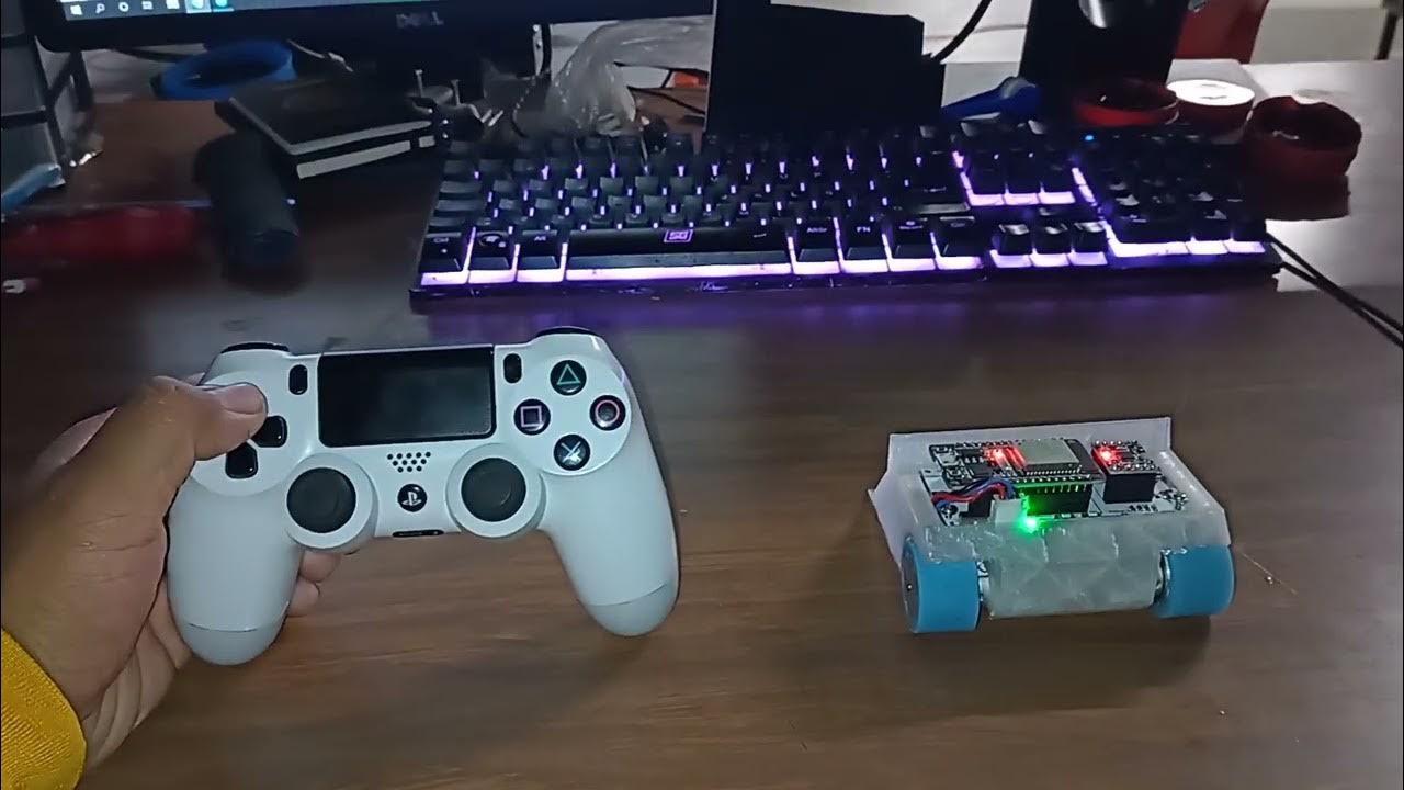 minisumo rc||control PS4 ||Esp32||Arduino||Robótica móvil. - YouTube