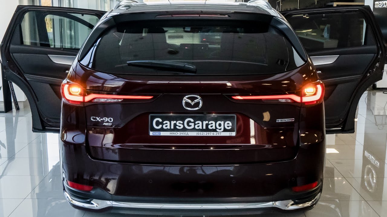 2025 Red Mazda CX-90 - Luxury SUV in Detail - YouTube