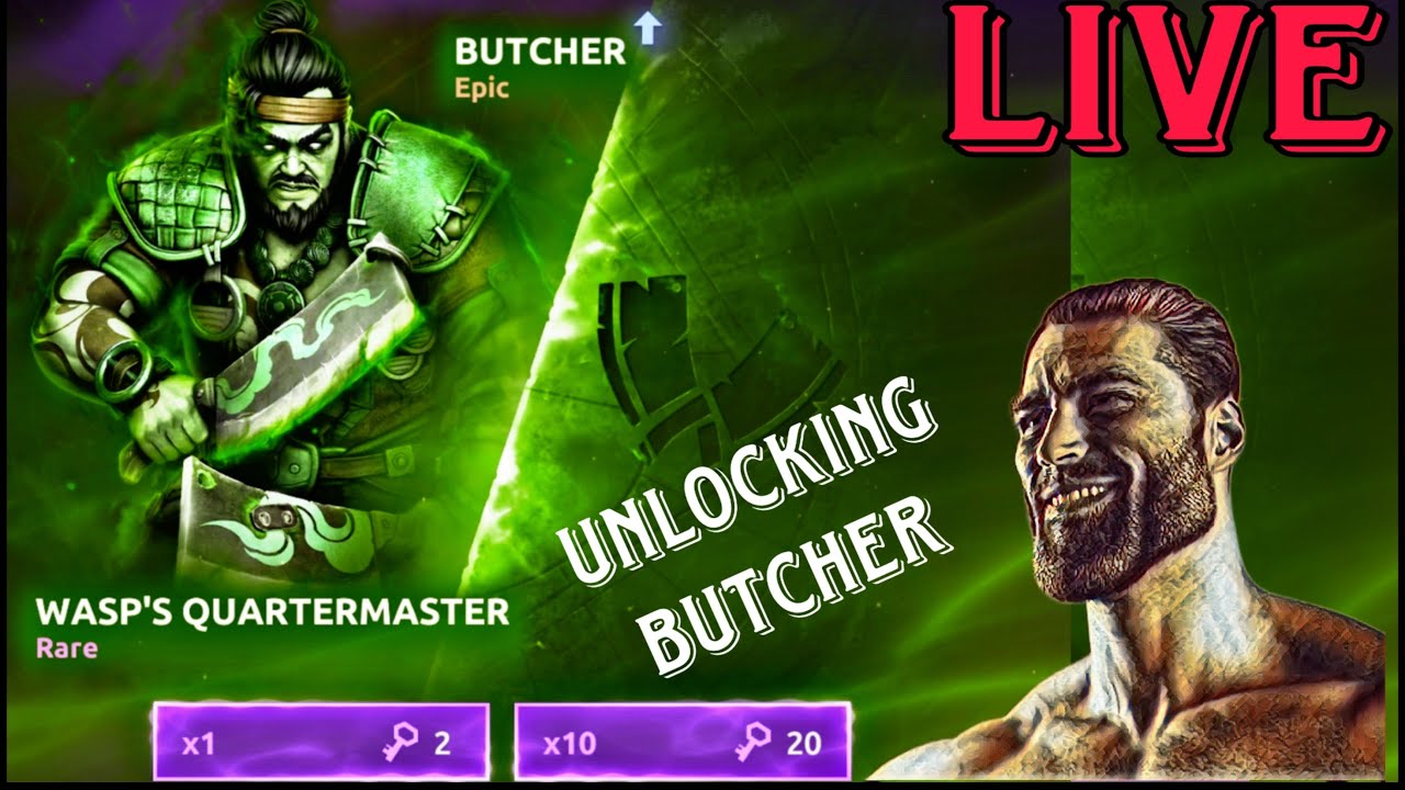 Unlocking Butcher Live || Shadow Fight 4 Arena LIVE // UGOD YT - YouTube