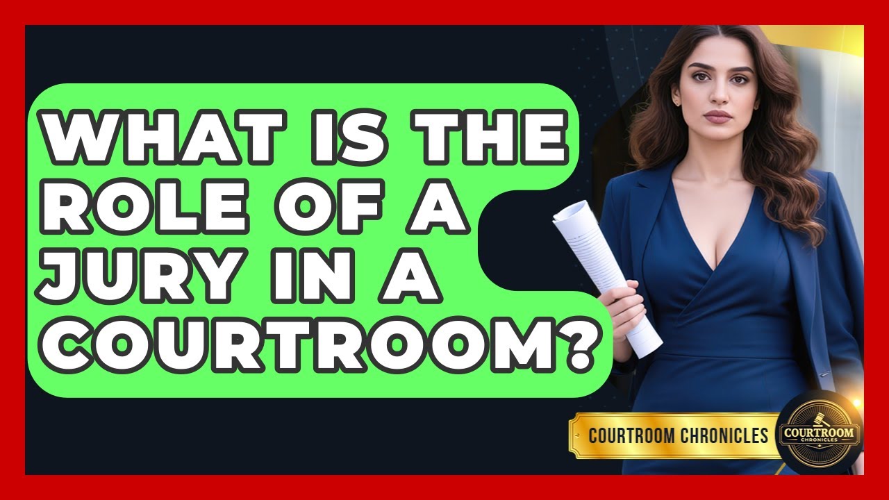 What Is The Role Of A Jury In A Courtroom? - Courtroom Chronicles - YouTube