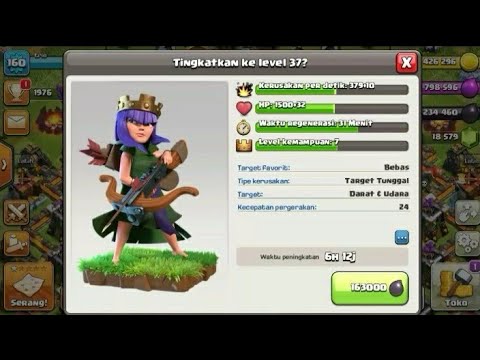 PEKKA LEVEL 6 UPGRADE LEVEL 7 | RATU PEMANAH UPGRADE LEVEL 37 | COC ...
