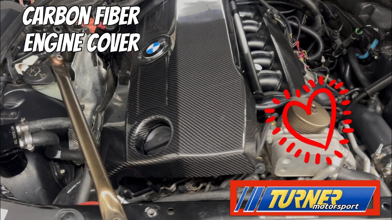 How to Modify a Turner Motorsports Carbon Fiber Engine Cover for BMW ...
