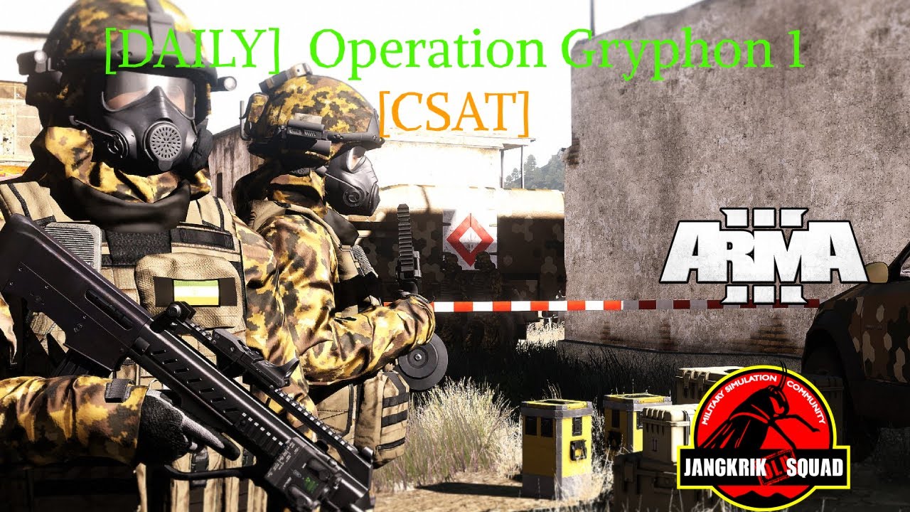 Arma 3 || [DAILY] [CSAT] Operation Gryphon 1 - YouTube