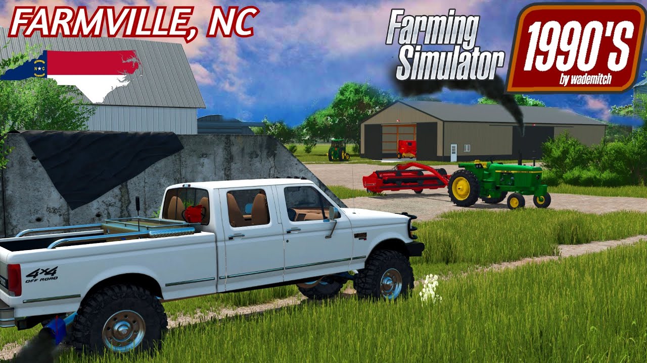 BRAND NEW OBS FARM TRUCK AND HAY MOWING!!!!! | FARM SIM 90'S | Farming ...