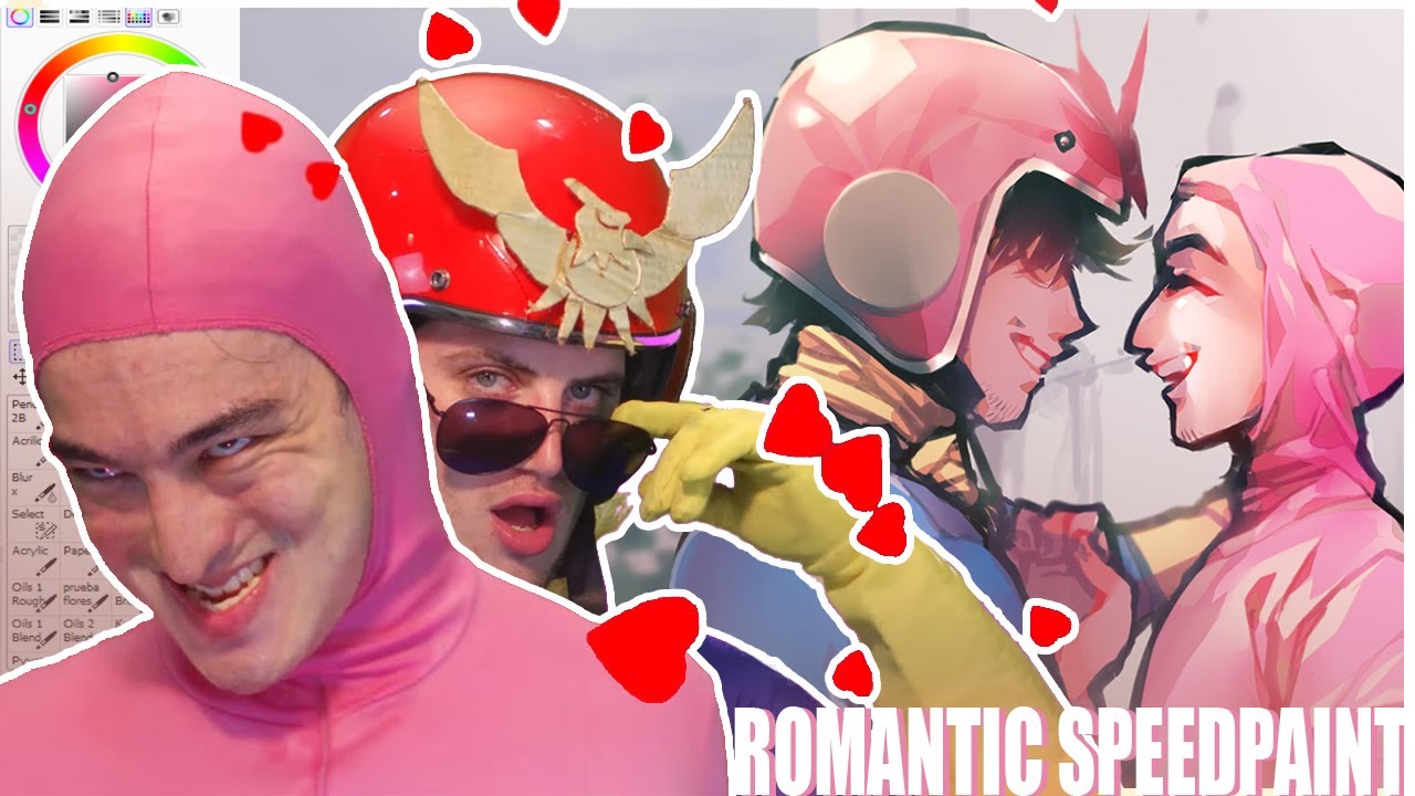 PINK GUY x CAPTAIN FALCON [speedpaint] - YouTube