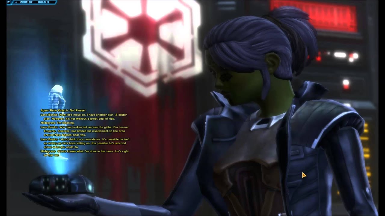 Shadow of Revan - Ziost - Sith Warrior - YouTube