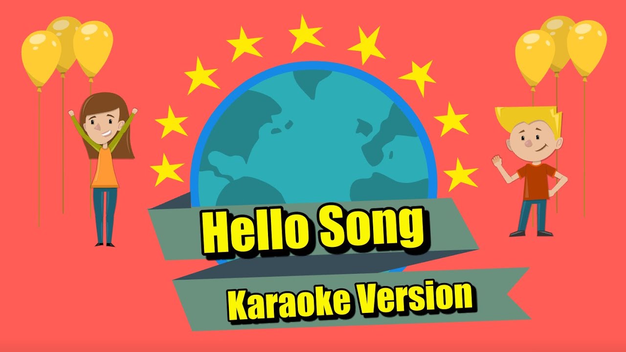 HELLO SONG Karaoke | Primary Song - YouTube