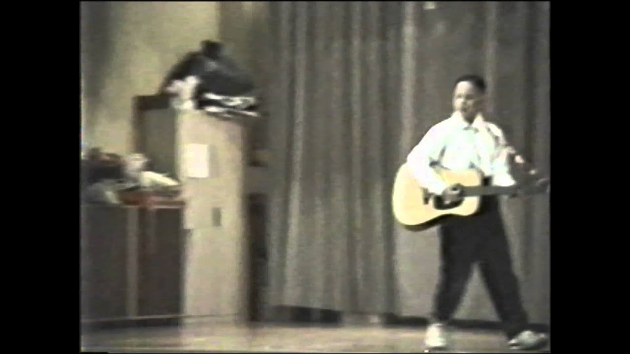 My brother circa 92/93 Buddy Holly - Talent show, JR Public Shcool PT1 ...