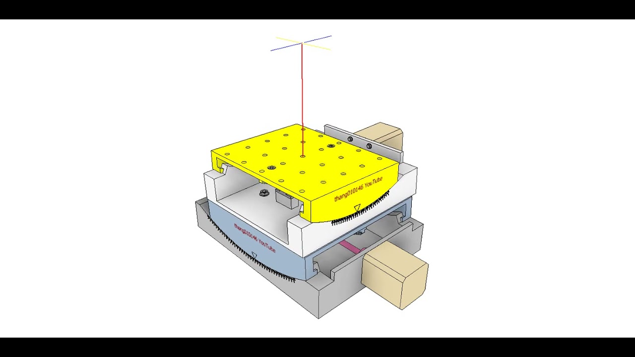 Motorized goniometric stage - YouTube