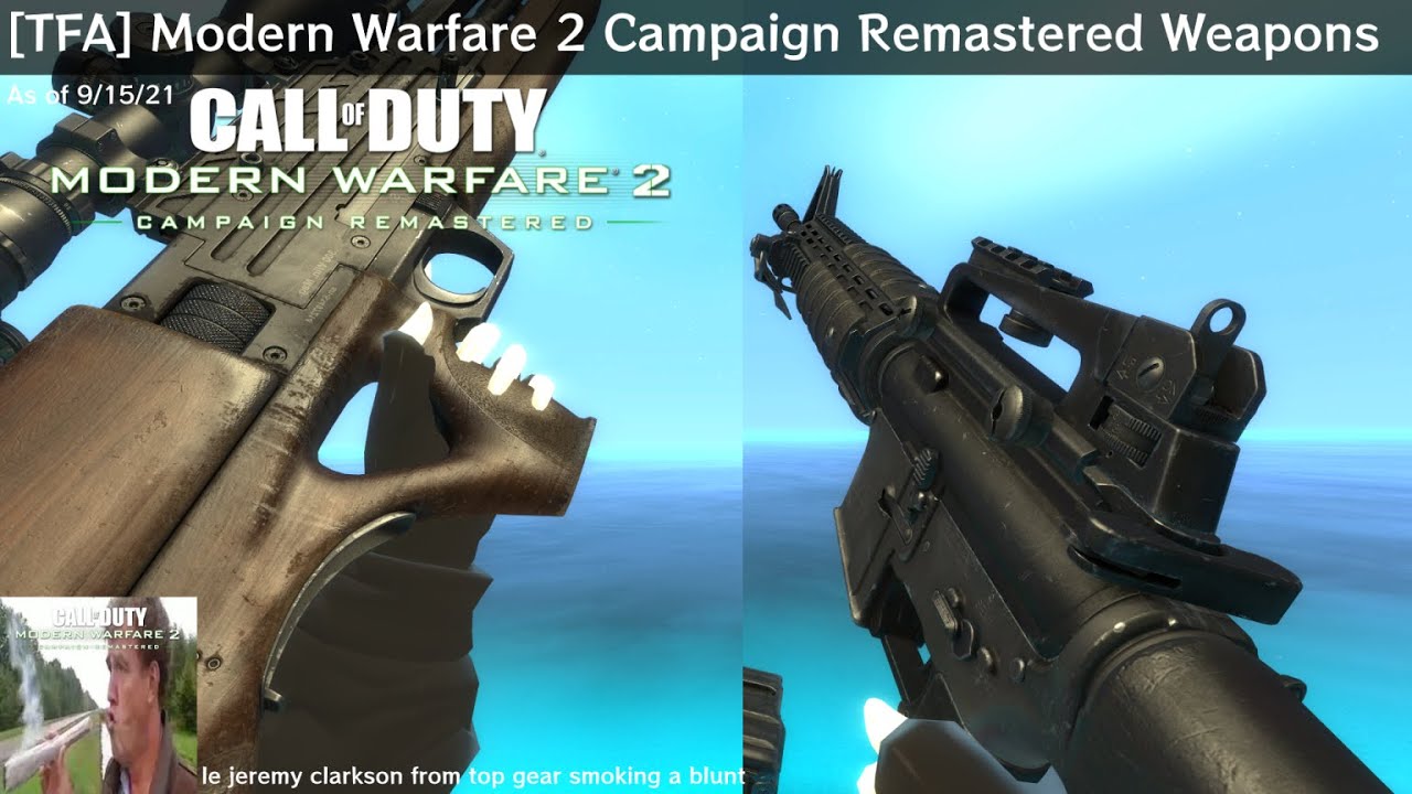 Garry's Mod [TFA] Modern Warfare 2 Campaign Remastered All Weapons (Re ...