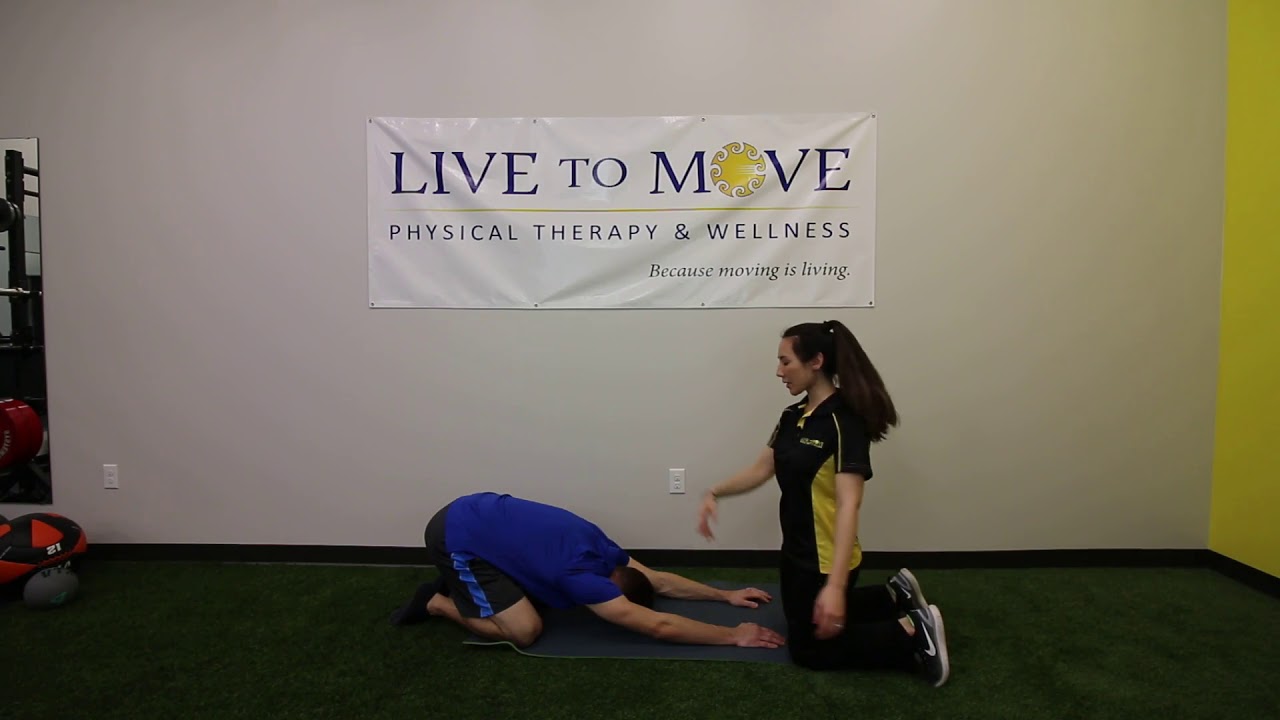 How To Do The Childs Pose - YouTube