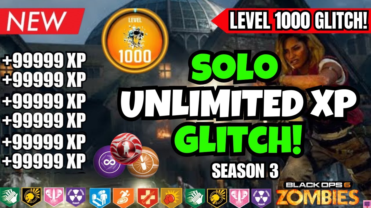 *NEW* SOLO UNLIMITED XP GLITCH AFTER PATCH BO6 (EASY LEVEL 1000 GLITCH ...