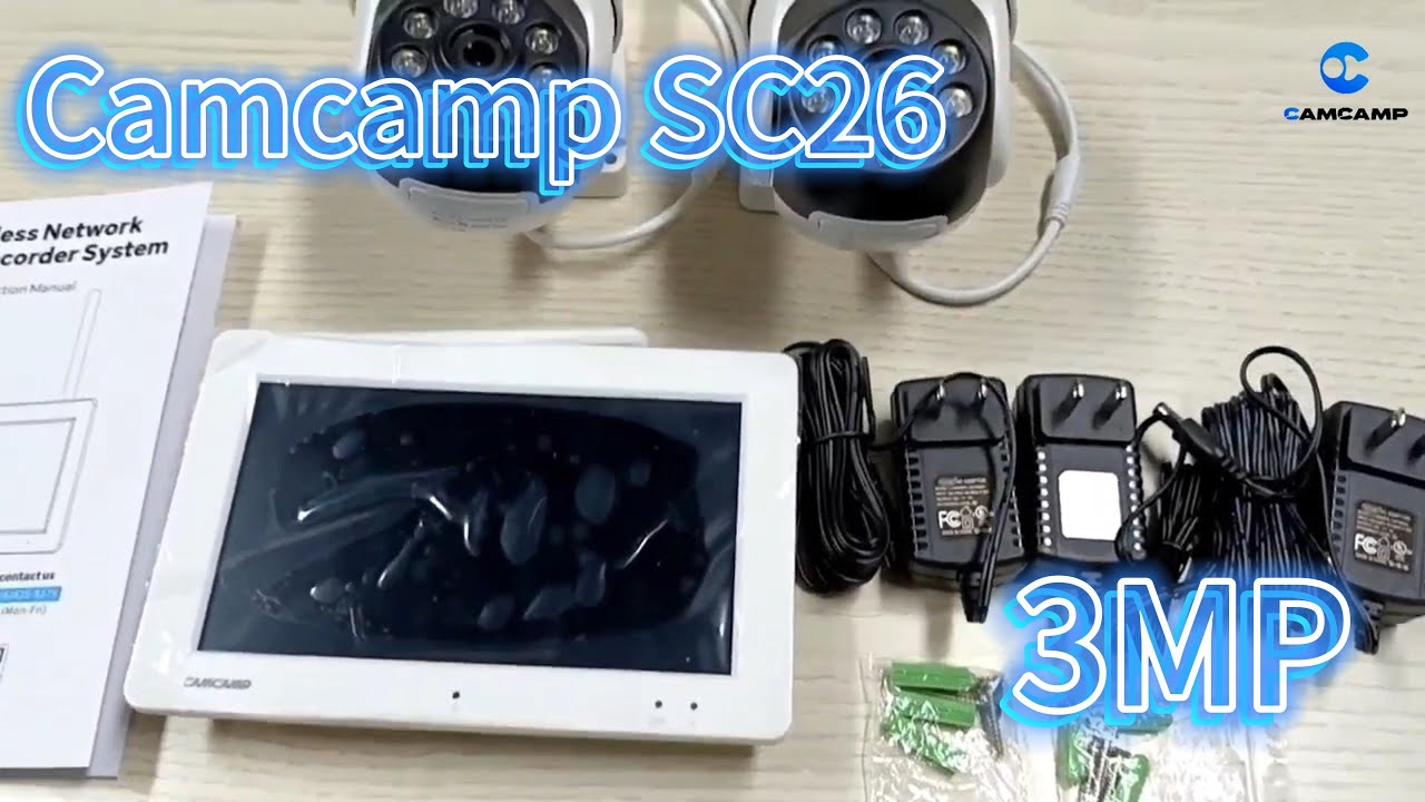 Camcamp SC26 connect the camera and the NVR - YouTube