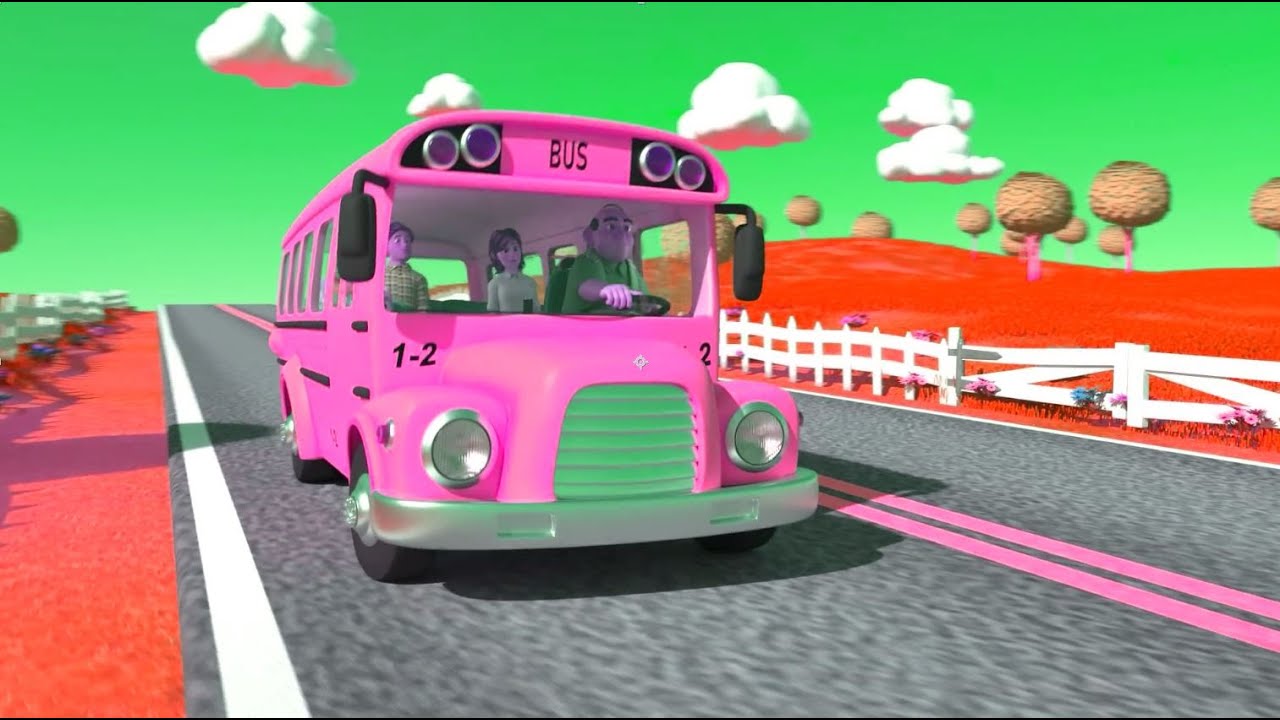 41 Wheels on the Bus go Round And Round Kids Cocomelon Cartoon Babies ...