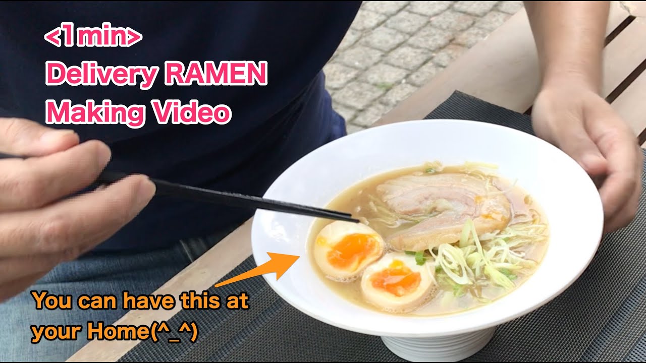 How to make KUURAKU RAMEN at Home. 1min Quick Making Video. - YouTube