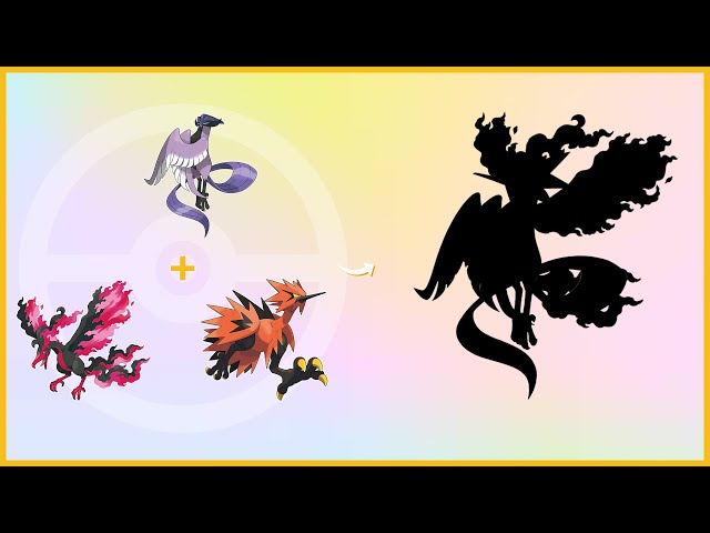 Moltres Articuno And Zapdos Fusion