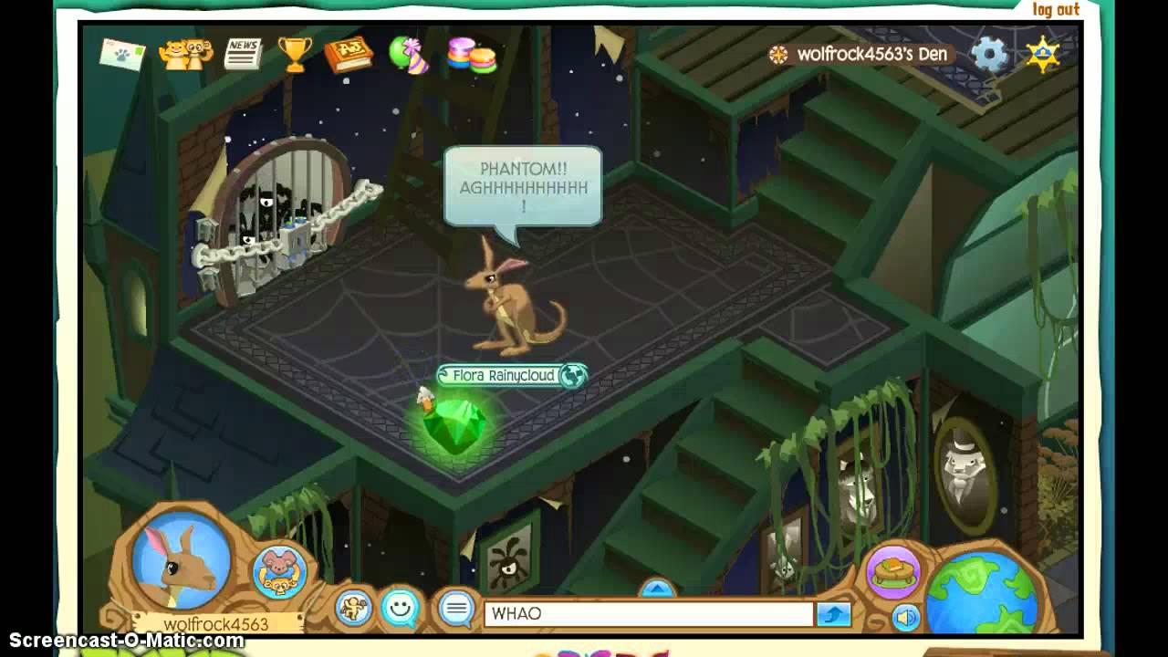 Animal jam the haunted mansion - YouTube