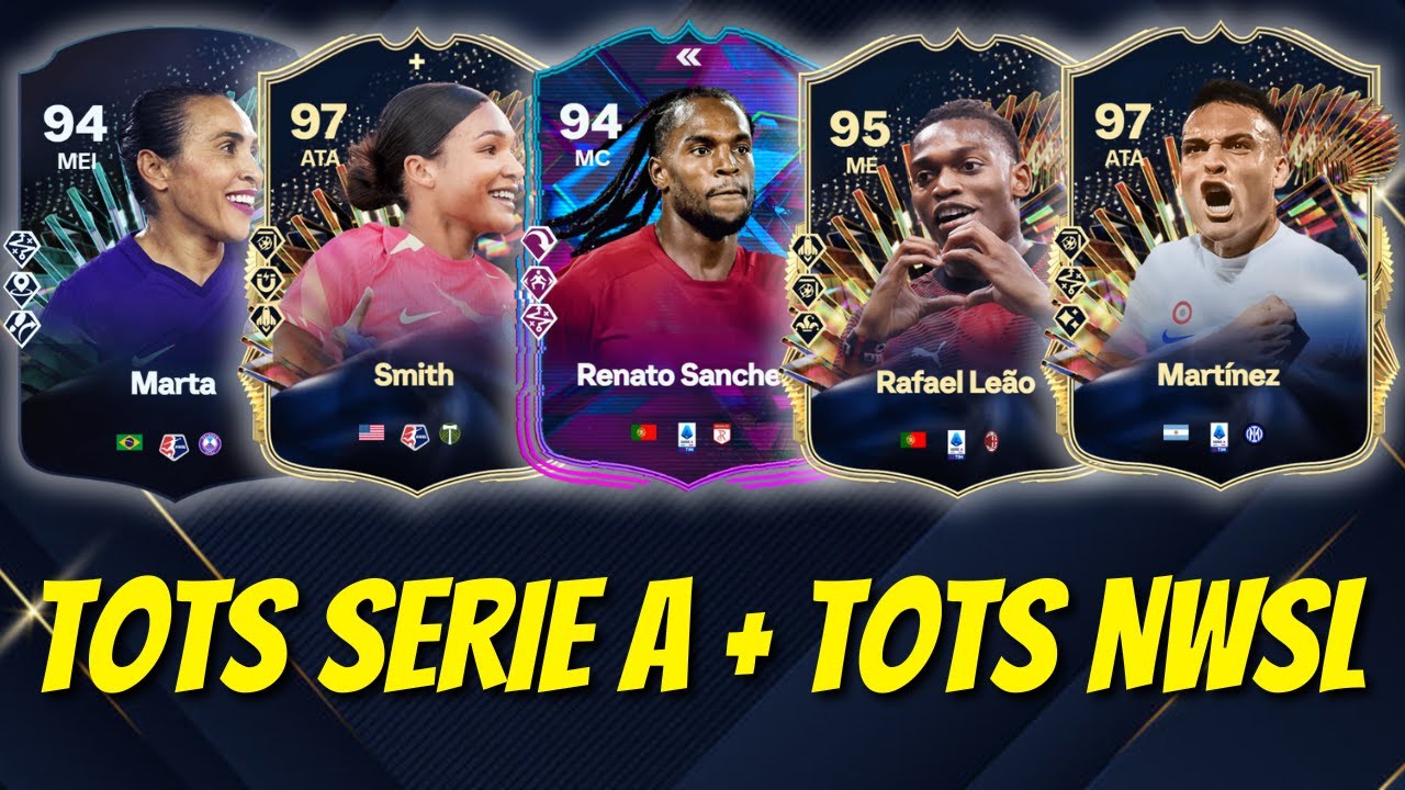 OS TOTS DA SERIE A E DA NWSL CHEGARAM COM MUITO CONTEÚDO BOM! - EA ...