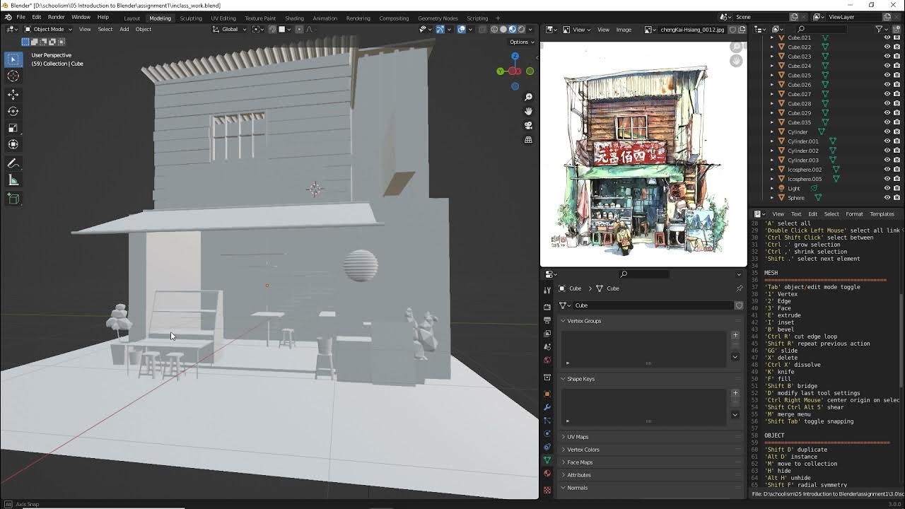 My first blender project - YouTube