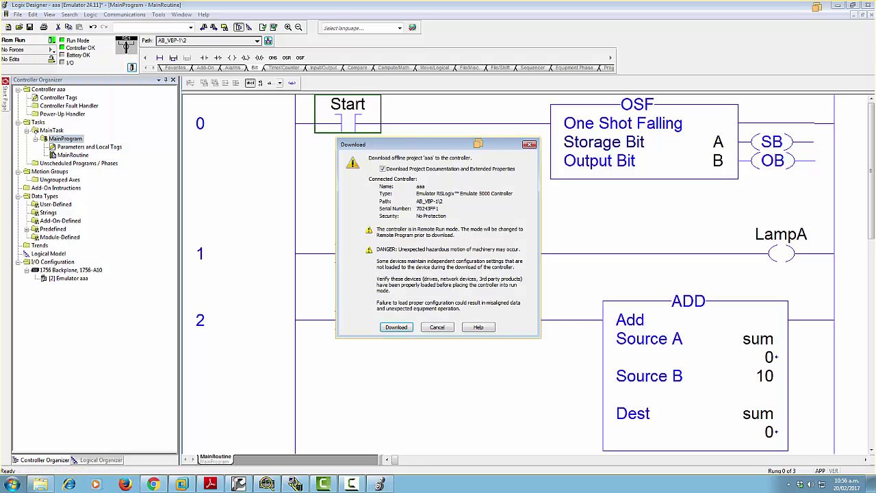 Studio5000 Instrucciones de Bits - YouTube