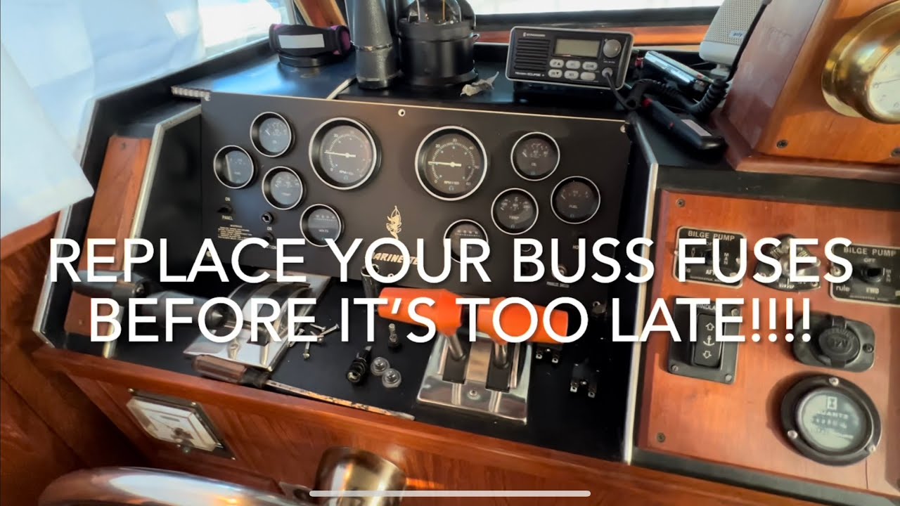 Replace Your Buss Fuses on Your Boat Before It's To Late!!!!!!!! - YouTube